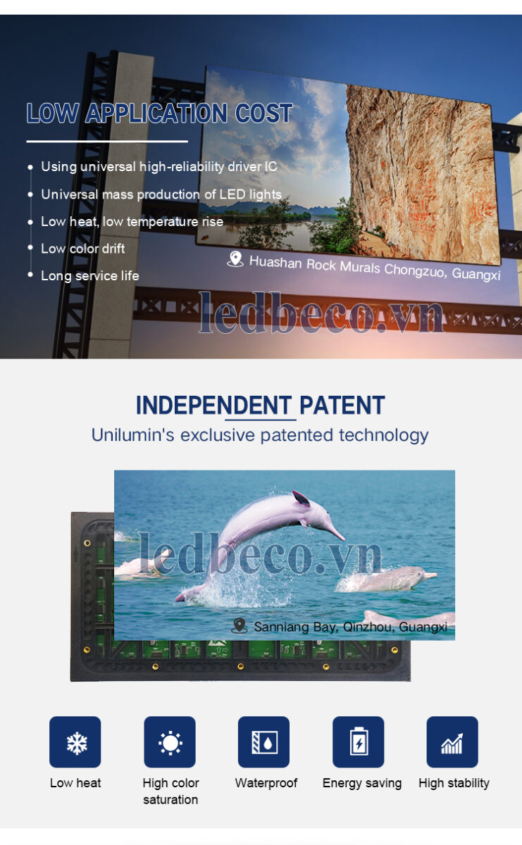 Module led P4 Ngoài trời Unilumin - P4 outdoor Unilumin - Ledbeco Ledbeco